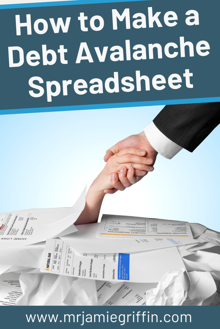 How to Make a Debt Avalanche Method Spreadsheet in Excel and Google ...